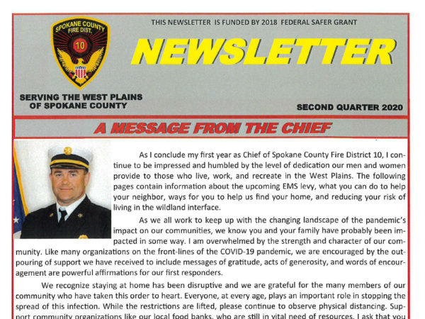 Newsletter Archive - Spokane County Fire District 10